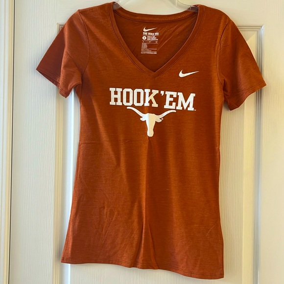Nike | Tops | Womens Texas Longhorns Hook Em Tee | Poshmark